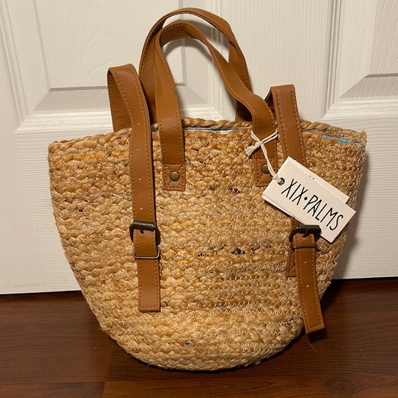 XIX-PALMS | Bags | Xixpalms Jute Cooler Backpack | Poshmark